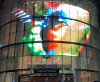 China P20 Outdoor Transparent LED Screen High Brightness SMD2121 LED Type for Creative Design for sale