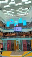 China IndoorP10.42 Transparent Advertising Led Display Screen Ultra Thin Light Weight For Buildings for sale
