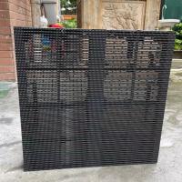 China Outdoor 1000x500mm Rental Transparent LED Display With High transparent rate and Slim cabinet for sale