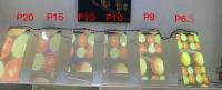 China Indoor P10 Led Transparent Film Screen Led Transparent Display Customized Panel Size 5500nit for sale