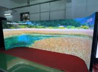 China Curved Shopping Mall LED Screen with MEANWELL Power Supply and SMD PH4.81mm Pixel Pitch for sale