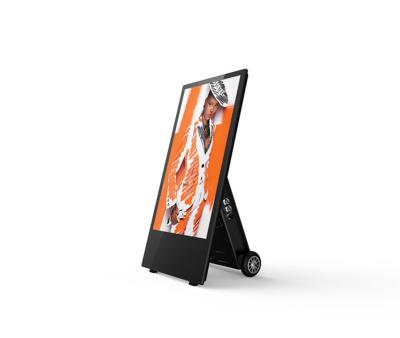 China 43inch LCD Digital Poster Portable Smart Touch 178° Viewing Angel for sale