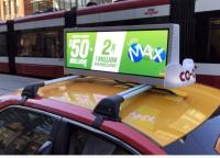 China P2.5 Taxi LED Display With High Brightness Wireless 4G Car Electronic Screen GPS Positioning for sale