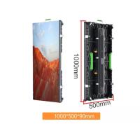 China Giant Series 500x500mm Rental LED Screen 3840Hz Removable Power Box for sale