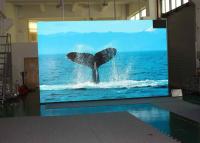 China Rgb Indoor Led Video Wall Display 4mm Full Color Front Service 1 / 16 Scan for sale