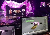 China Outside Stage Rental Led Display Screen Pixel 3.91mm With 80mm Thin Cabinet for sale