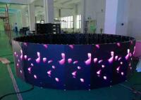 China Adjustable Angle Curved Led Screen 3.91mm With 4k High Definition for sale