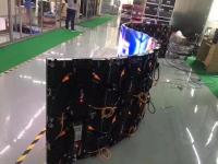 China 4k Front Service Led Curved Display , 4.81mm Advertising Led Display Screen for sale