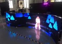 China 4k Front Service Led Curved Display , 4.81mm Advertising Led Display Screen for sale