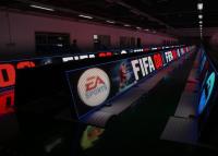 China Scrolling Stadium Perimeter Led Display Board P10 Full Color For Advertising for sale