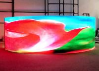 China Curved Exterior Led Screen , P10 Outdoor Full Color Led Display Long Distance for sale