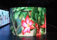 China Outside Curved Led Screen 5mm Electronic Display Board For Advertisement for sale