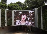 China Outside Curved Led Screen 5mm Electronic Display Board For Advertisement for sale