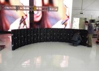China Die Casting Aluminium Curved Led Screen Billboard Stage Indoor 3.91mm for sale