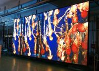 China Ultra Thin Lightweight Outdoor Transparent LED Screen For Glass Curtain Wall Usage for sale