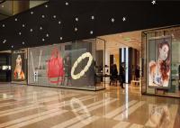 China 80% High Transparency High Brightness Glass Wall Led Screen 5 X 8mm for sale