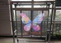 China P16 Transparent Glass Led Display , Smd Rgb Glass Window Led Display for sale