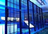 China Ultra Thin Lightweight Outdoor Transparent LED Screen For Glass Curtain Wall Usage for sale