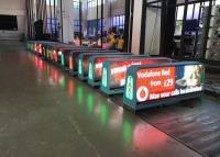 China Exterior Mobile Car Led Display Screen With Small Wind Resistance 820 X 350mm for sale