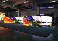 China Wall Mounted Curved Tv Led Display Screen With Light Weight Aluminium Panel for sale