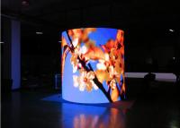 China Curved 4mm Wall Mounted Led Display , Magnetic Front Service Led Video Wall for sale