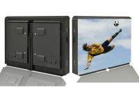 China High Resolution Sports Led Display Screen , P8 Football Advertising Boards for sale