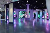 China Black Smd Hd Led Display 1.87mm Tv Studio Traffic Center With Colorlight System for sale