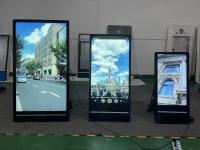 China Outdoor LCD Portable Display 43inch LCD Advertising Display With Battery 1500nit High Brightness for sale