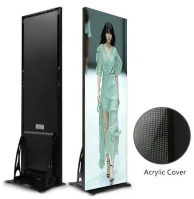 China High-Performance P2.5mm LED Poster Display Stand For Shopping Center Advertising With Exceptional Visuals for sale