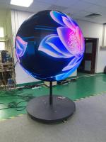 China Customized 1.8m Diameter P4.8 Spherical LED Display for Immersive Viewing Experience for sale