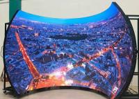 China High Brightness Building Facades Creative LED Display Flexible P2mm Modules with Refresh 3840Hz and High Definition for sale