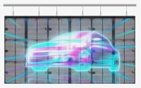 China High Refresh Rate Outdoor Rental Transparent LED Display With 800W/m2 Max. Power Consumption And Lightweight Design for sale