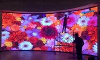 China Indoor Flexible Modules P1.86mm Creative LED Display for Building Facades with High Brightness and High Definition for sale