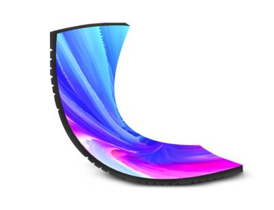 China Indoor Flexible Modules P1.86mm Creative LED Display for Building Facades with High Brightness and High Definition for sale