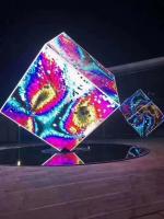 China Cube HD LED Display for High-Impact Branding and Events Flexible Installation 360 deg Viewing and Special-Shaped Splicing for Maximum Impact for sale