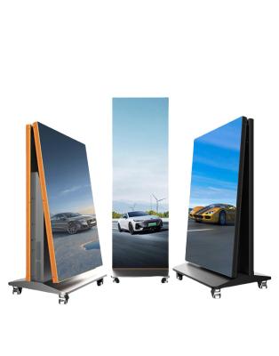 China Foldable LED Poster With P1.25mm Pixel Pitch 46kg Cabinet Size 640x1920mm For Dynamic Advertising In Shopping Centers for sale