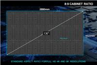 China GOB Cabinet Waterproof Density Outdoor P1.25 LED Display 480×540mm Pixel Density 4000nits for Outdoor Advertising for sale