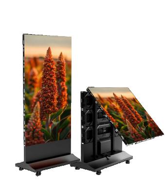 China P1.25mm Foldable LED Poster Display with 5000:1 Contrast Ratio and 100,000 Hours Life Span for Dynamic Advertising for sale
