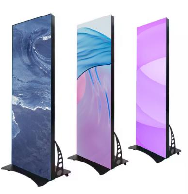 China Creative Indoor  P2.5 LED Poster Screen for Advertising with High Resolution and Brightness 640x1920mm Panel Size for sale