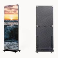 China GOB P1.538 Foldable LED Poster 640×1920mm 3840Hz Creative Indoor Advertising LED Totem Display for sale