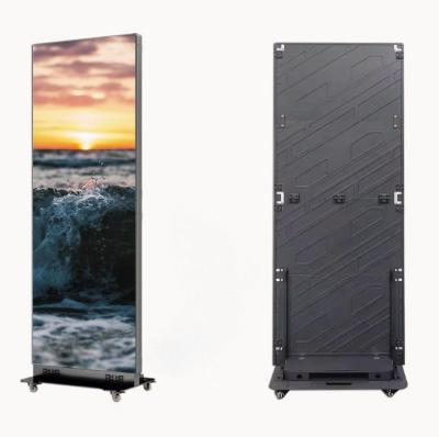 China GOB P1.538 Foldable LED Poster 640×1920mm 3840Hz Creative Indoor Advertising LED Totem Display for sale
