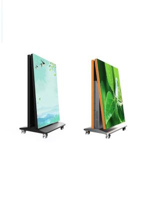 China Foldable LED Poster with P1.86mm Pixel Pitch 3840Hz Refresh Rate and 640x1920mm Cabinet Size for Dynamic Advertising for sale
