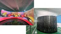 China P2mm Pixel Pitch Flexible LED Display Modules With Lightweight Design And High Adaptability For Creative Installations for sale