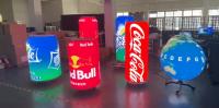 China Cylindrical GOB P1.86mm LED Display with 50L Refrigeration and 3840Hz Refresh Rate for HD Visuals and Chilled Beverages for sale