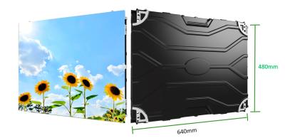China SMD2121 HD 4K Indoor P4 LED Video Wall with Die Cast Aluminum Cabinet and 3840Hz Refresh Rate for sale