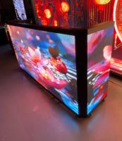 China Portable 6-Folding LED Reception Desk with Compact Folding and Ultra-Fast Setup for Events for sale