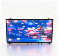 China Seamless 90-Degree Corner 6-Folding LED DJ Booth Display Counter with P2.6 P2.9 P3.91 Pixel Pitch for sale