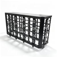 China IP65 Waterproof Outdoor 6-Folding LED Reception Desk with 1200 Nits Brightness for All-Weather Events for sale