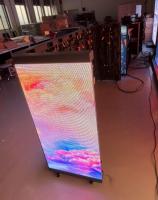 China Wireless APP Control 6-Folding LED Reception Desk with 500x1000mm Cabinet Size for Event Displays for sale