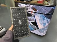 China P2.5mm GOB Front Desk LED Display with 600nits Brightness, Front Access Maintenance, and 3840Hz Refresh Rate for sale